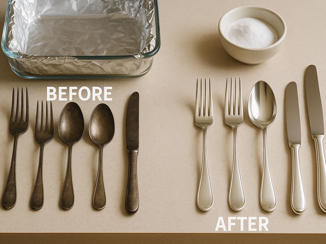 How to Clean Tarnished Silverware: 3 Proven Methods | Restore Shine Today