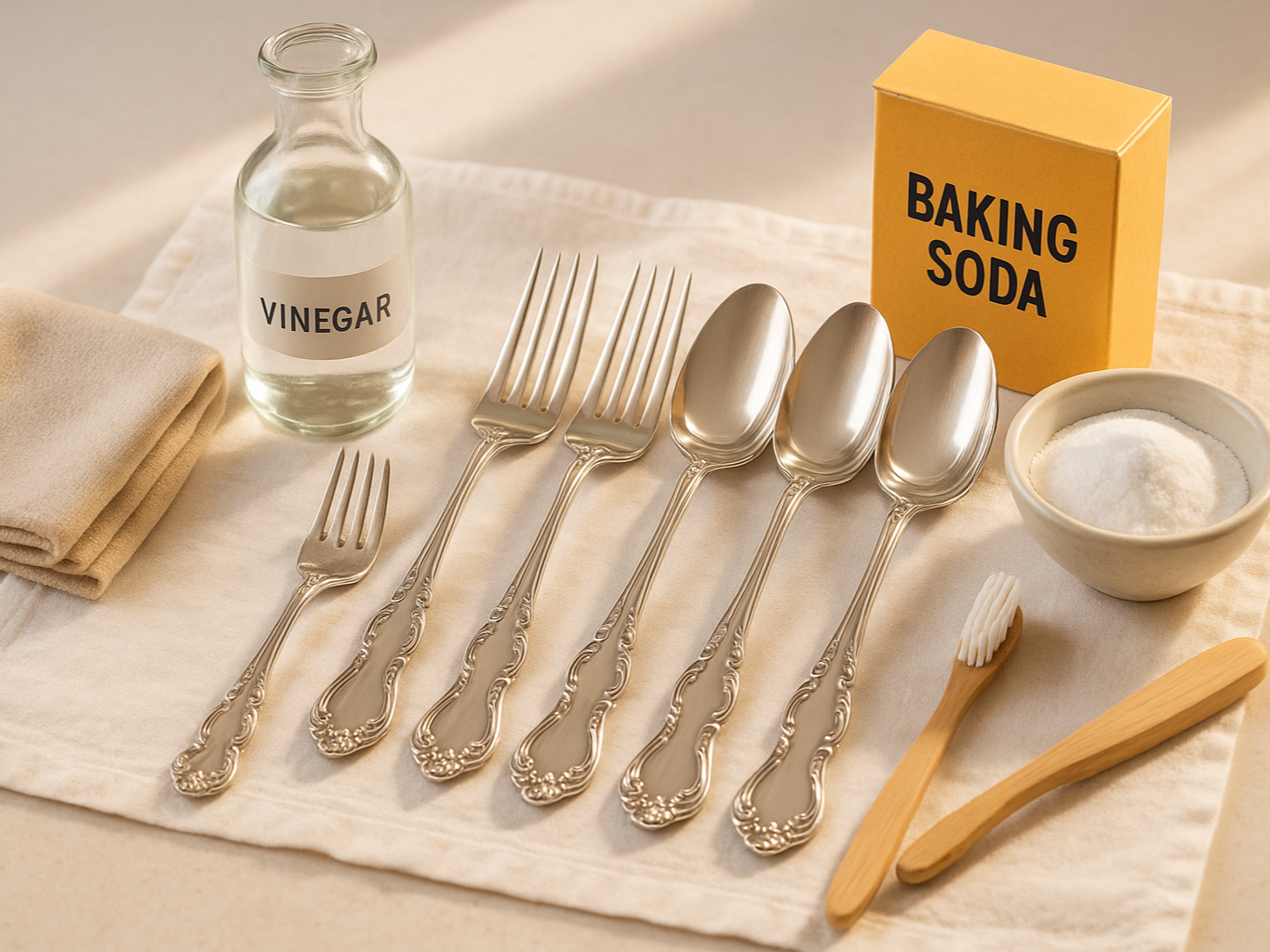 How to Clean Tarnished Silverware: 3 Proven Methods | Restore Shine Today